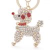Crystal Poodle Keyring - Loving Pets